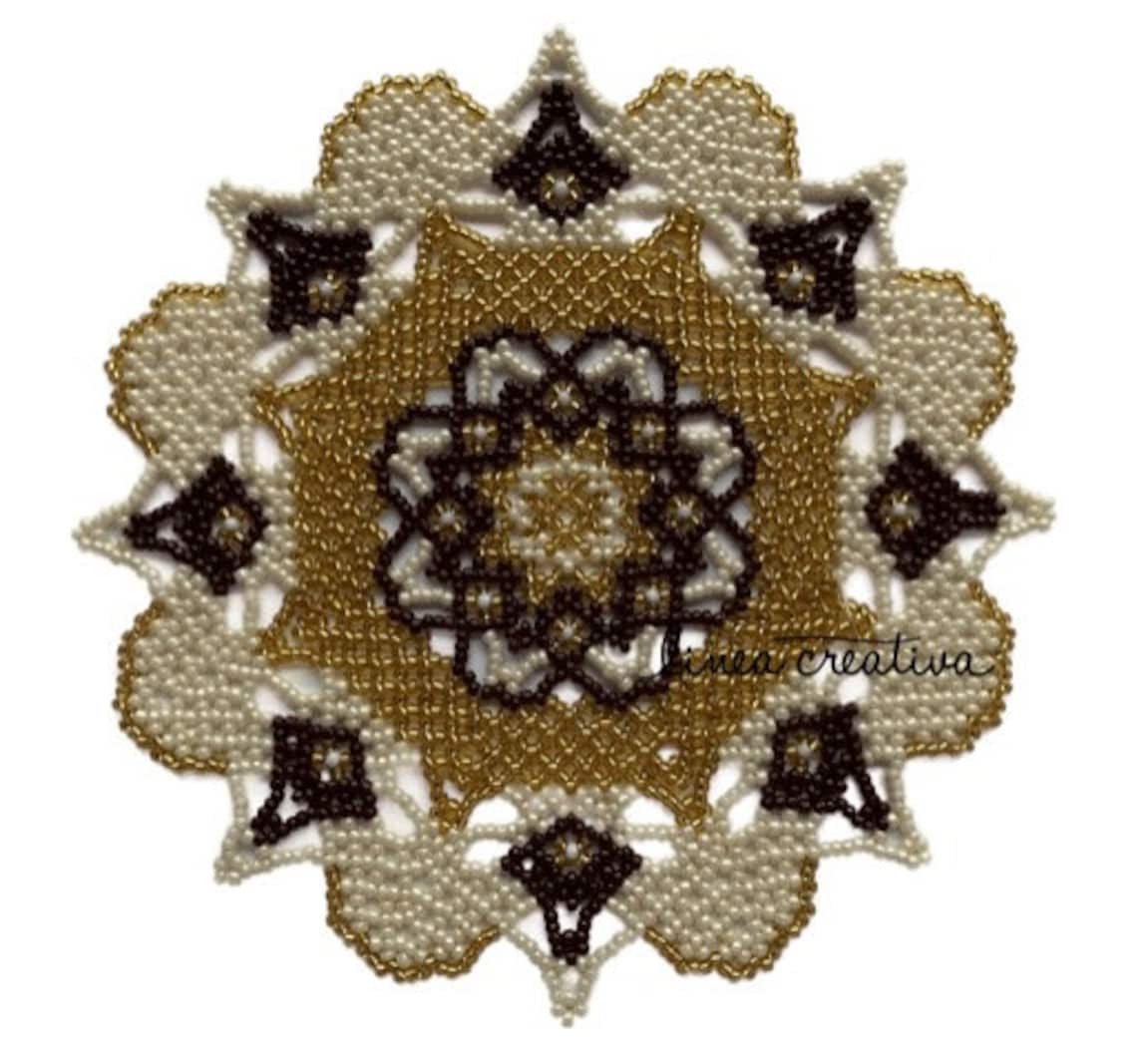 PDF Pattern for Beaded Doily 17 Cm, Code LC 29 - Etsy