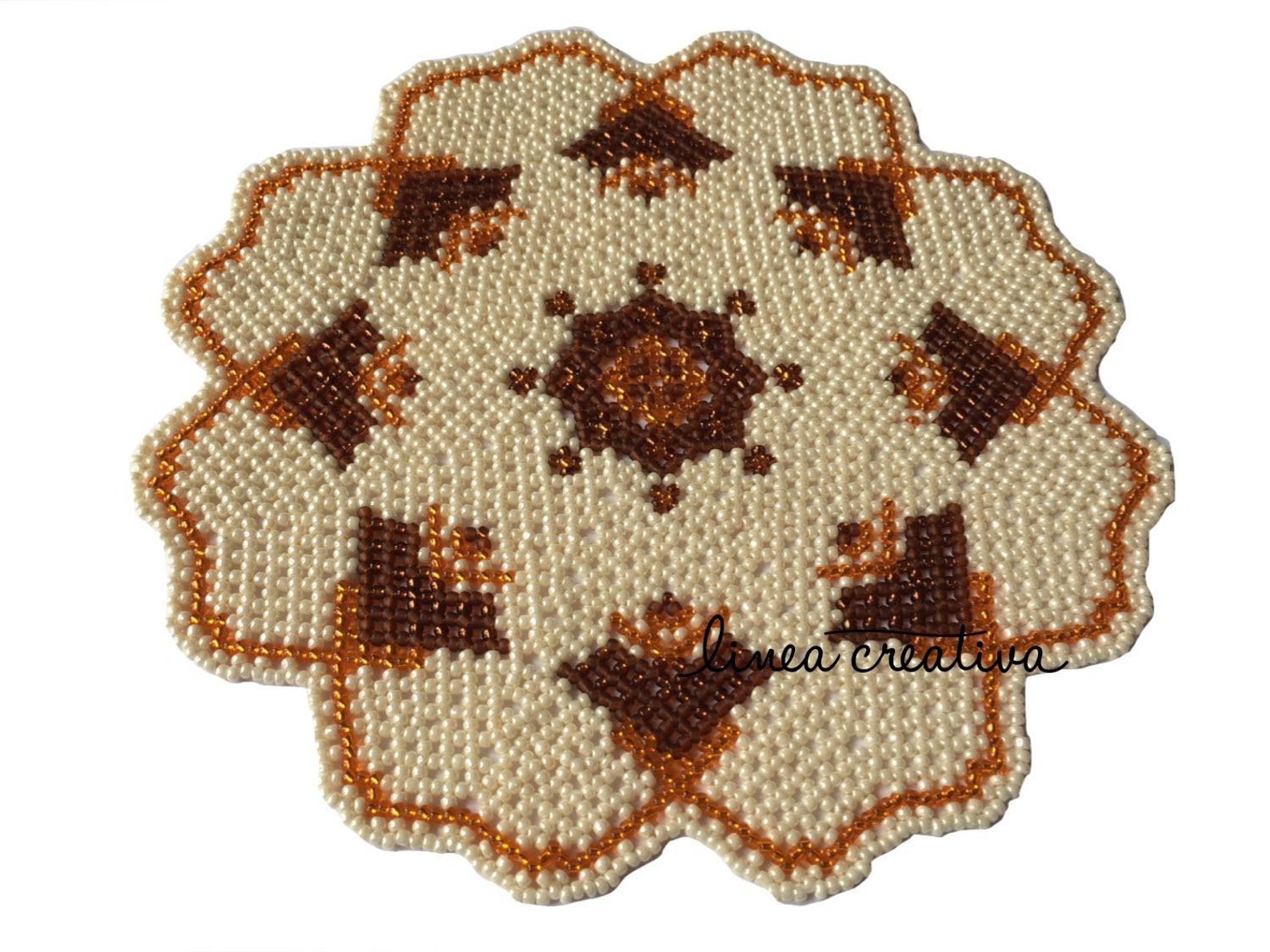 PDF Pattern for Beaded Doily 20 Cm LC 20 - Etsy