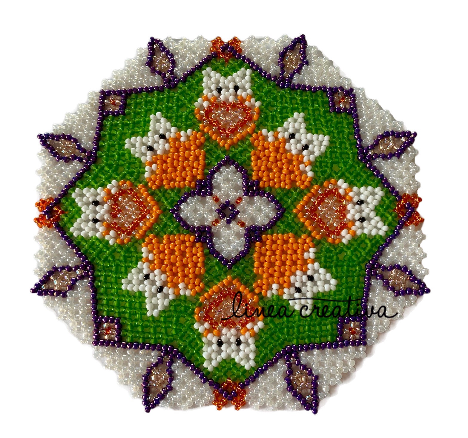 PDF Pattern for Beaded Doily 15 Cm Code LC 1_2016 - Etsy