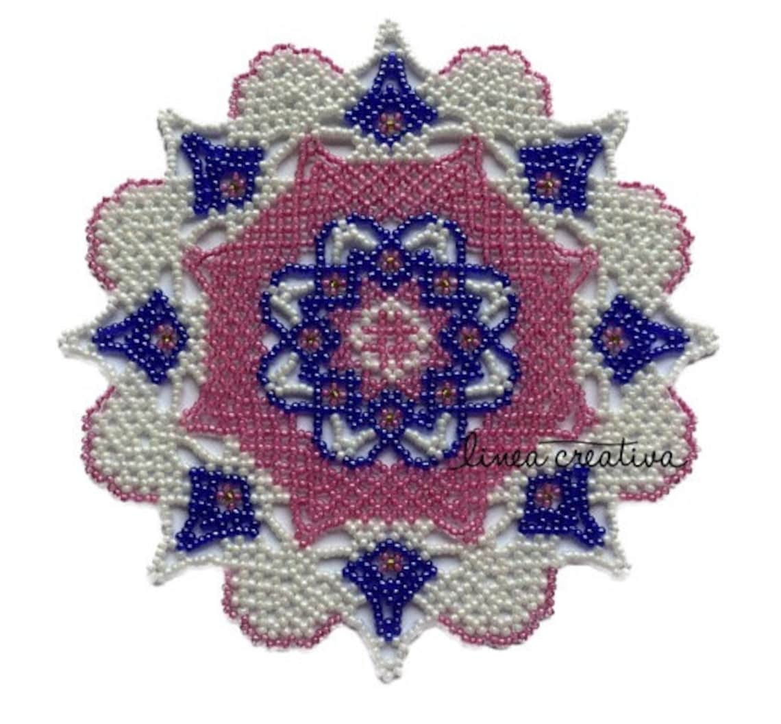 PDF Pattern for Beaded Doily 17 Cm, Code LC 29 - Etsy