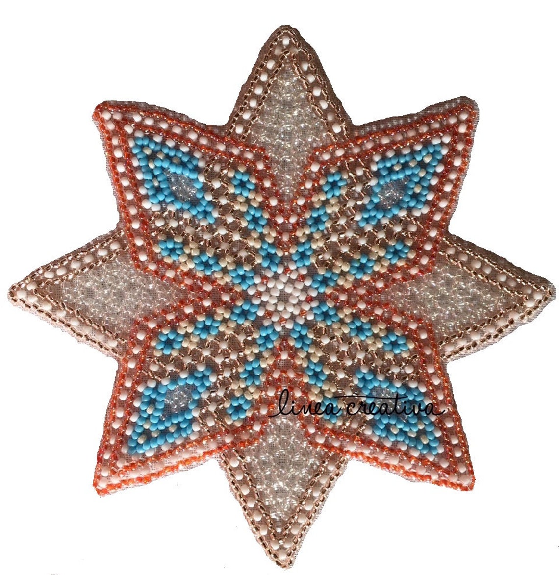 PDF Pattern for Beaded Doily 15 Cm Code LC 2/2017 - Etsy