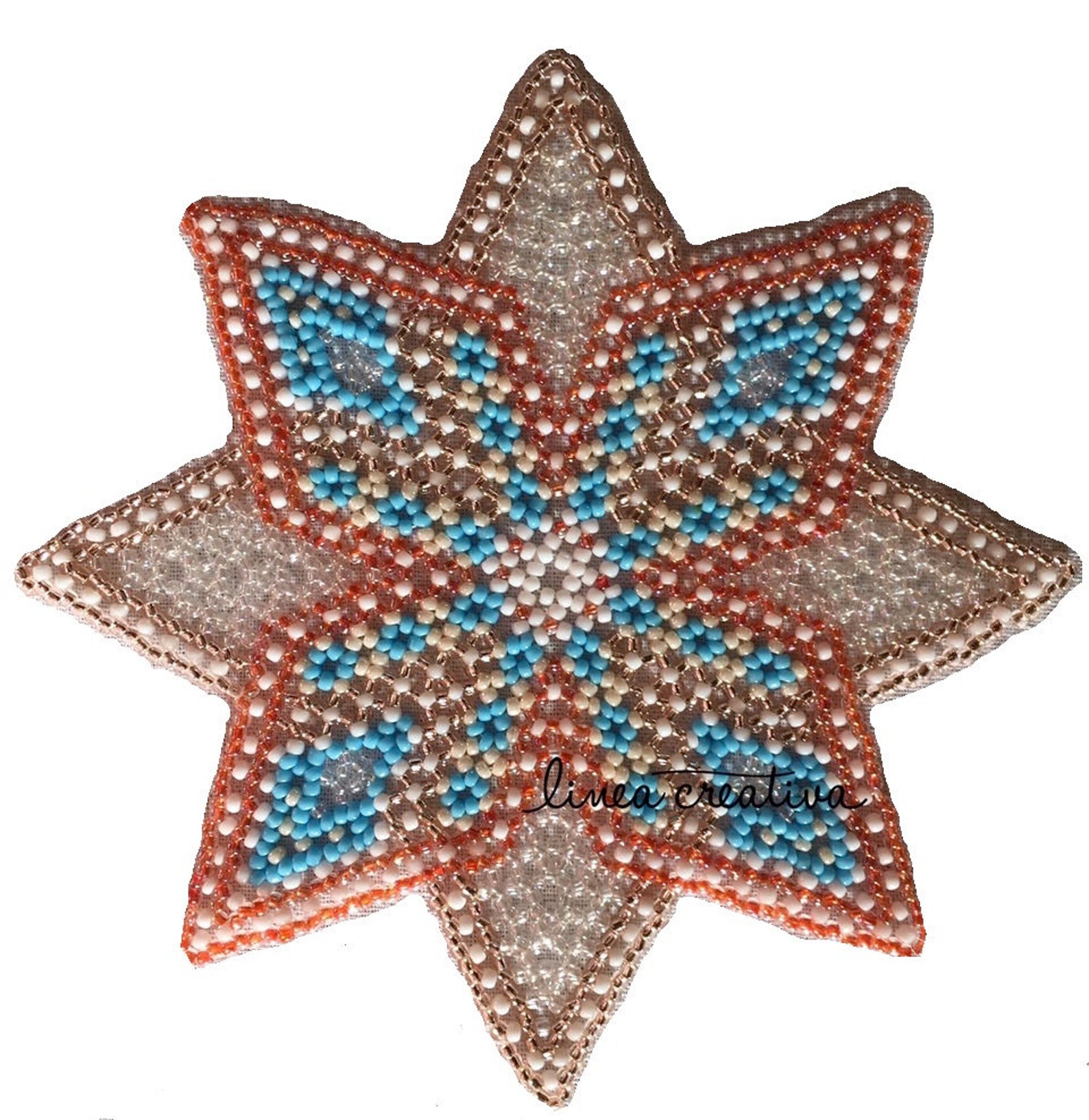 PDF Pattern for Beaded Doily 15 Cm Code LC 2/2017 - Etsy