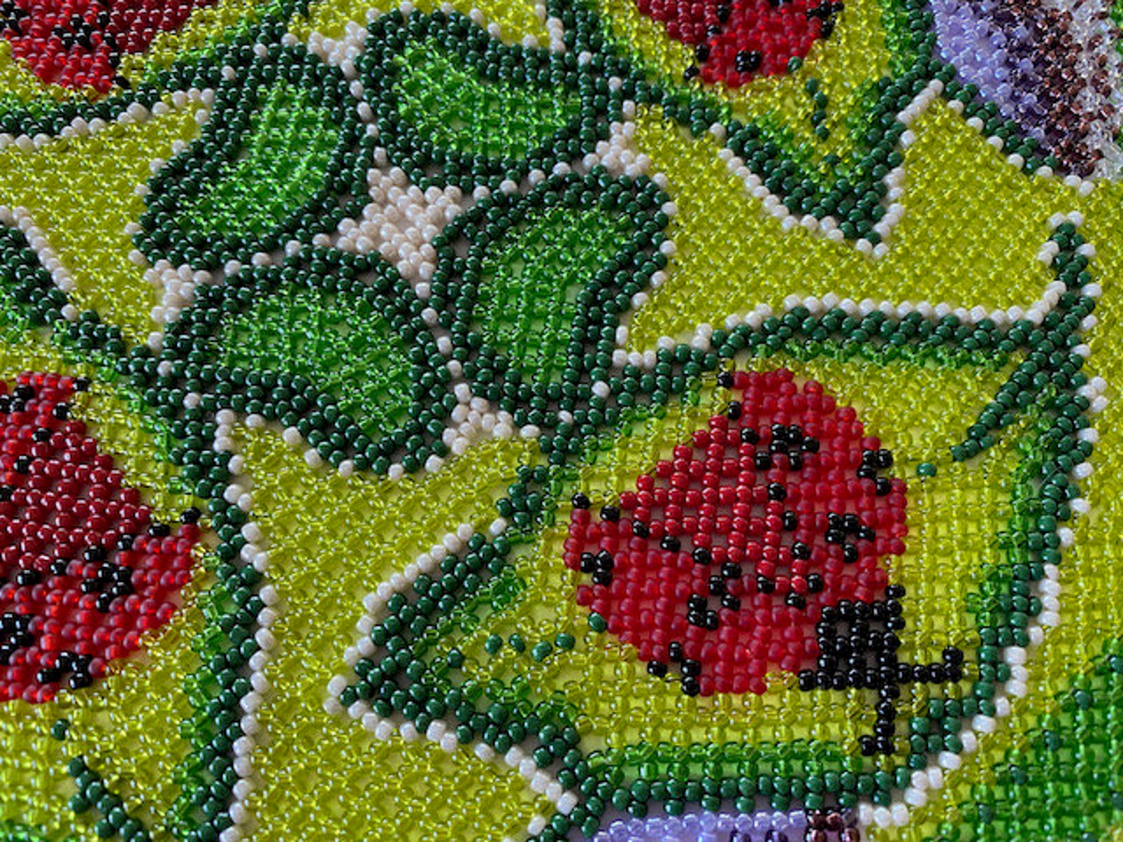 PDF Pattern for Beaded Doily / Schema per Centrino Di Perle 24 Cm ...