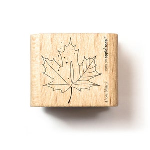 Stamp Maple Leaf 3 Outline - Etsy