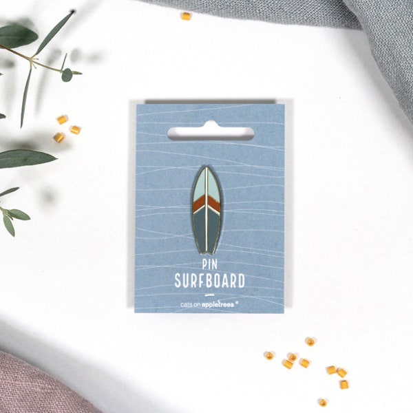 Surfboard Pin - Etsy