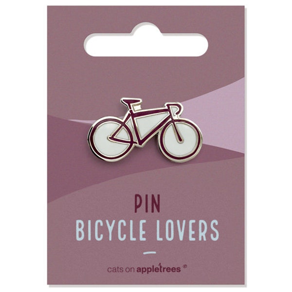Bicycle Enamel Pin - Etsy