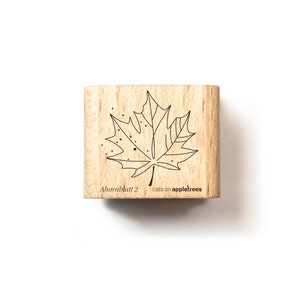 Stamp Maple Leaf 2 Outline - Etsy