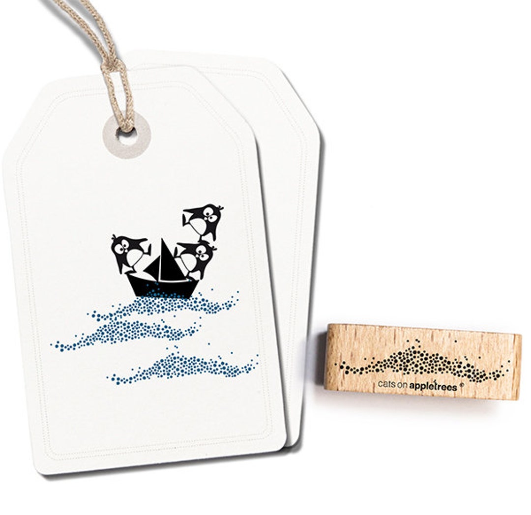 Stamp Water, Wave - Etsy