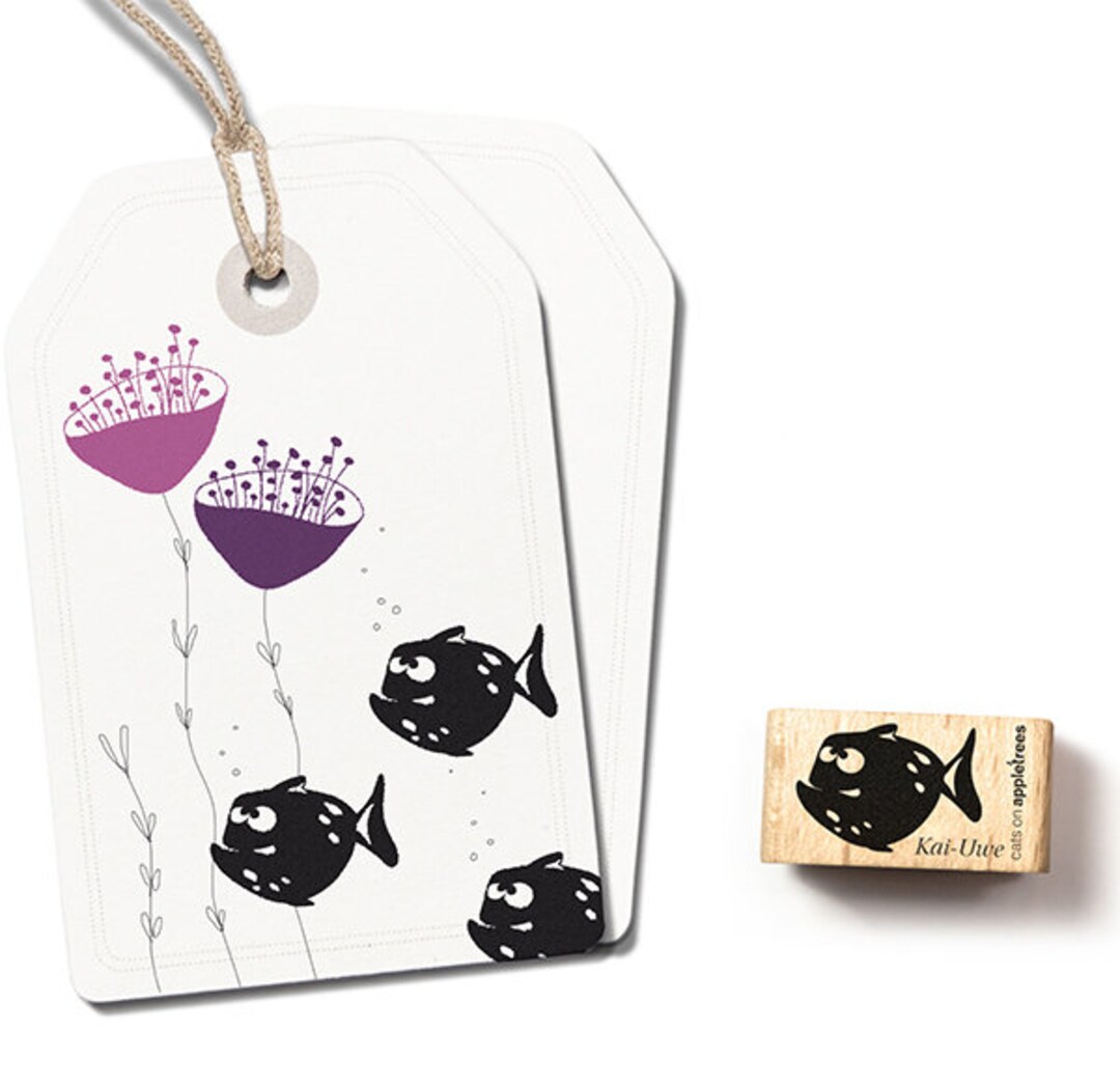 Stamp Kai-uwe the Fish - Etsy