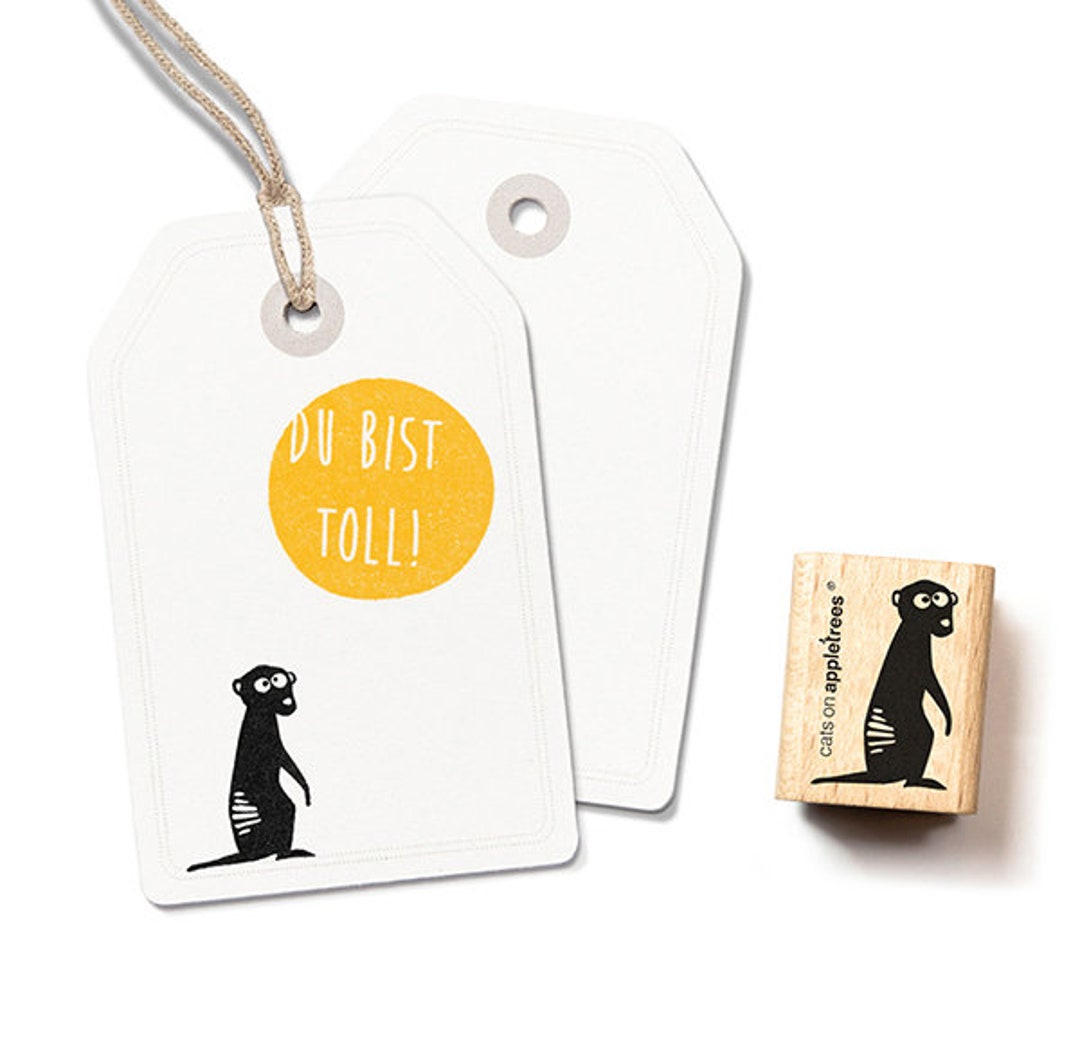 Stamp Meerkat Bo - Etsy