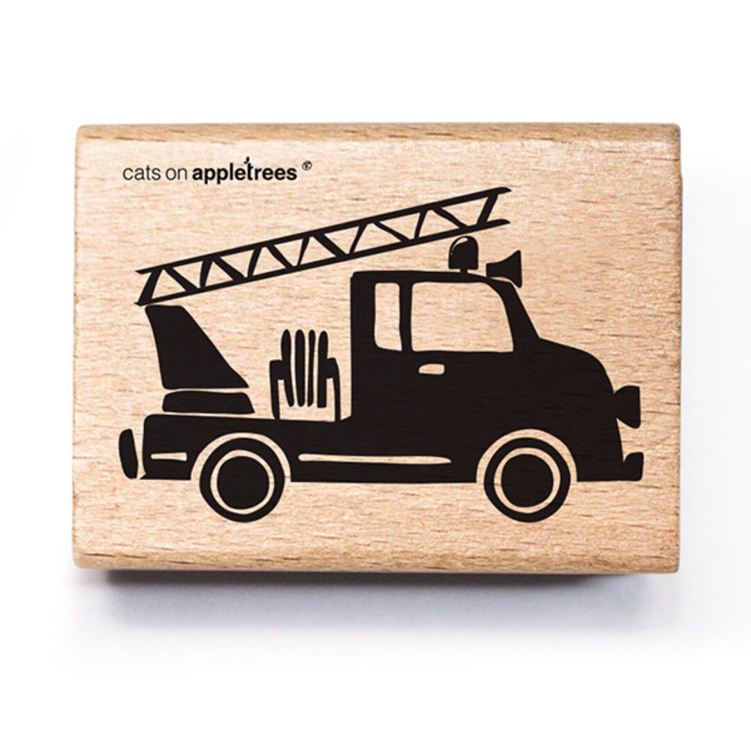 Stamp Fire Truck - Etsy