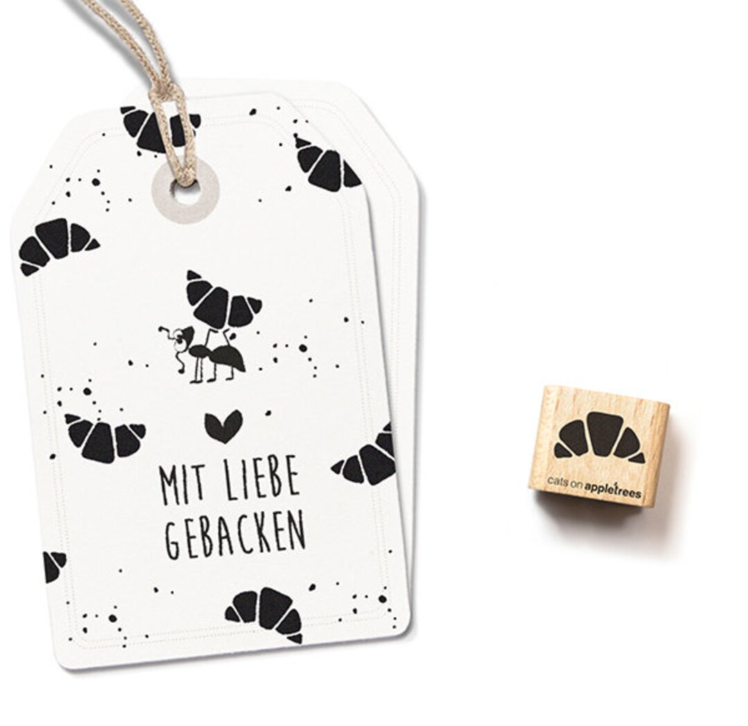 Mini Stamp Croissant - Etsy