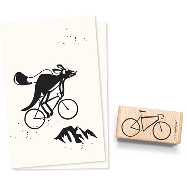Bicycle Rubber Stamp - Etsy