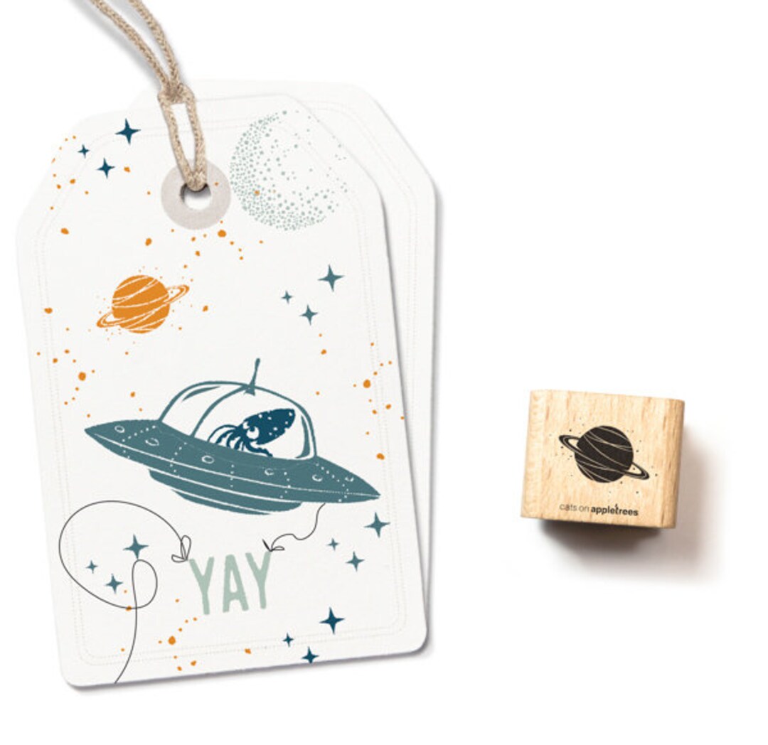 Stamp Planet 1 Saturn - Etsy