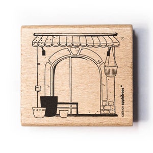 Stamp House 4 Outline - Etsy