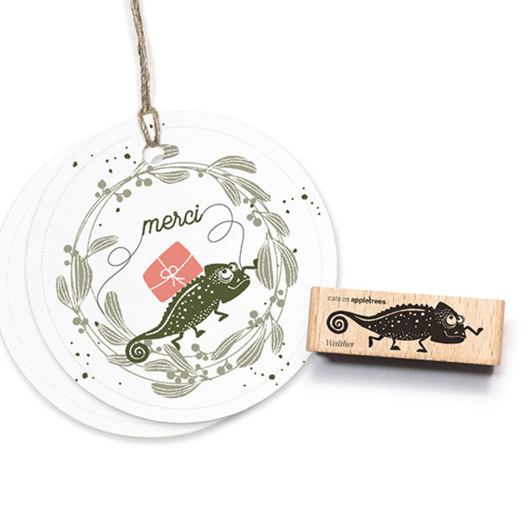 Stamp Walther the Chameleon - Etsy