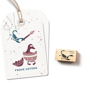 Stamp Scorpion Hinrich - Etsy