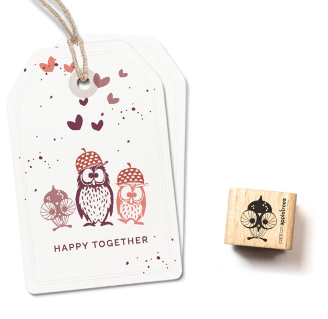 Stamp Oak Owl 1 - Standing - Etsy