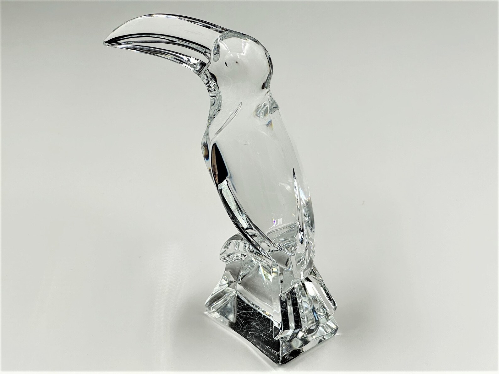 5 1/4" Crystal TOUCAN, J.G. Durand Cristal Tropical Exotic Bird Art ...