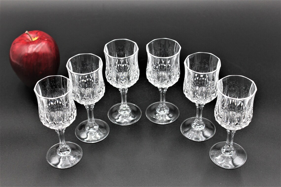 2 Oz Crystal Shot Glasses By Cristal Darques Longchamp 4 Etsy