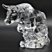 Crystal Bull Figurine Wonders of the Wild by Princess House, Vintage 24 ...