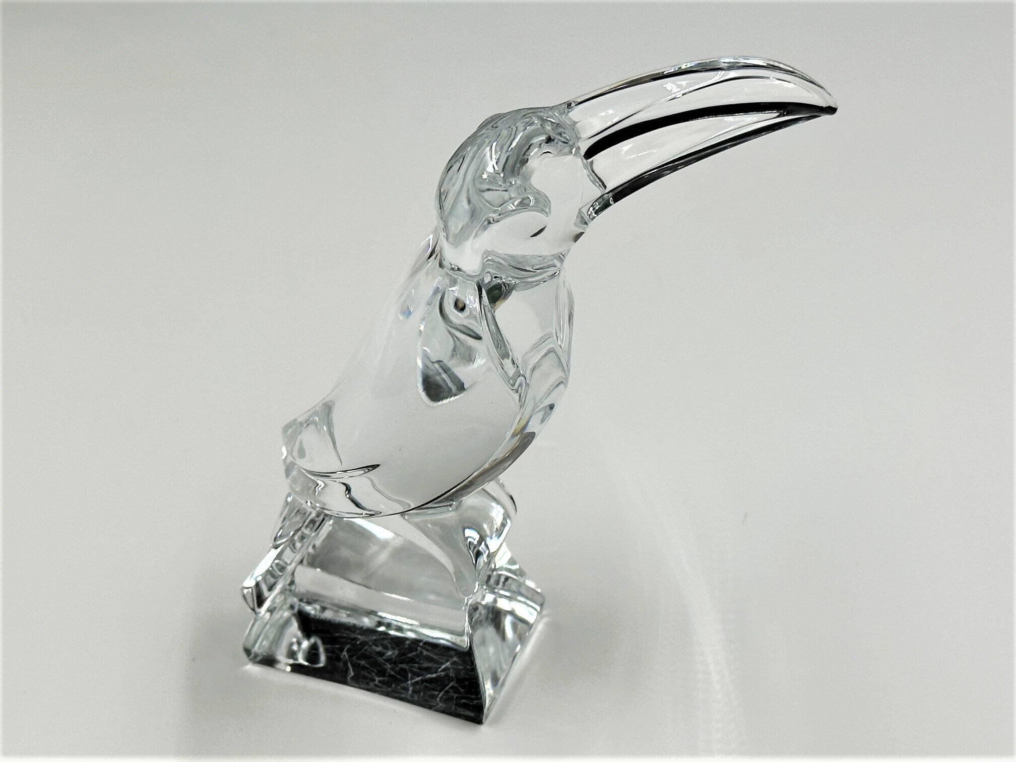 5 1/4" Crystal TOUCAN, J.G. Durand Cristal Tropical Exotic Bird Art ...