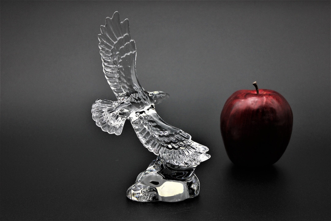 Lead Crystal Eagle Soaring Figurine From Wonders of the Wild by ...