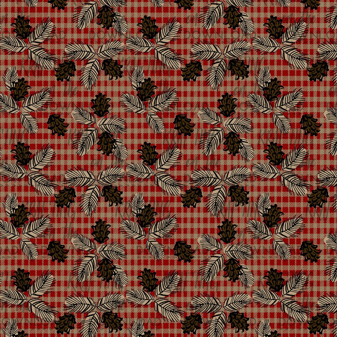 Lumberjack Paper Pack Buffalo Plaid Buffalo Check Digital | Etsy