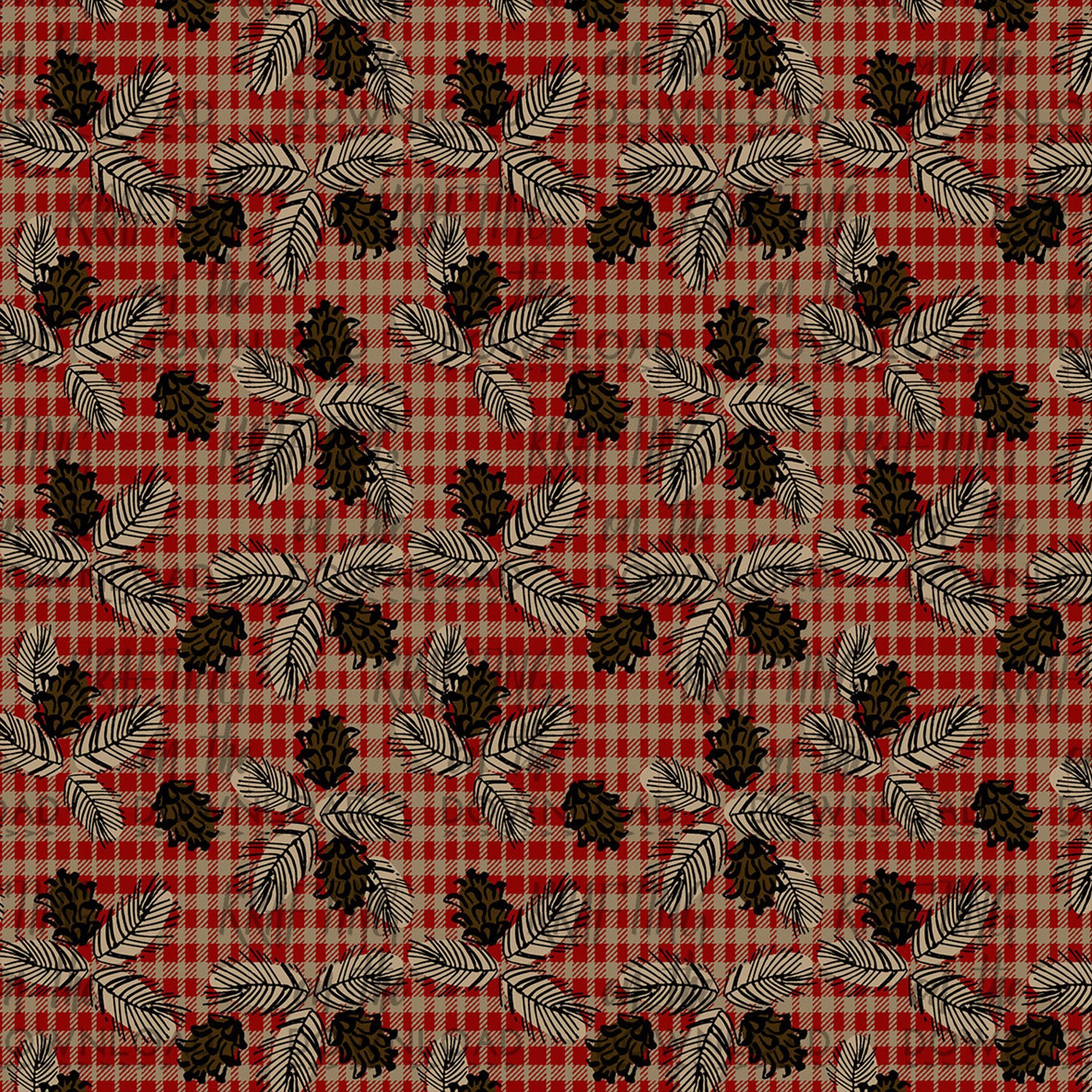 Lumberjack Paper Pack Buffalo Plaid Buffalo Check Digital | Etsy