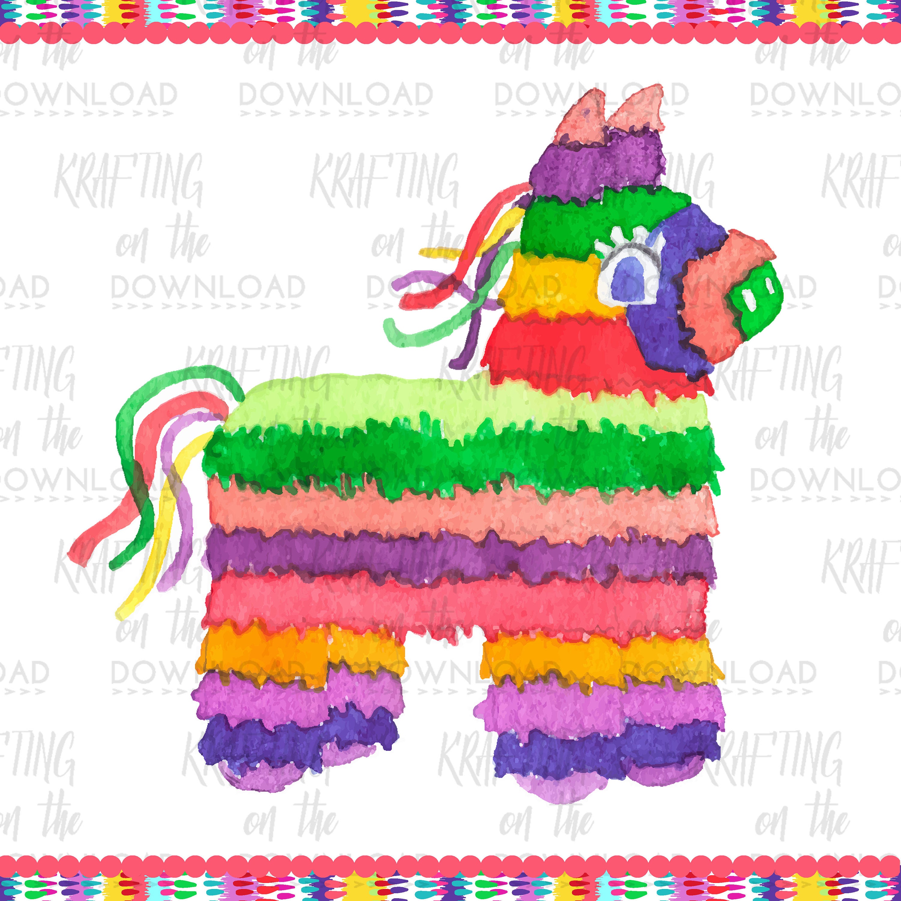 Watercolor Fiesta Girl Png Clipart Watercolor Cinco De Mayo - Etsy