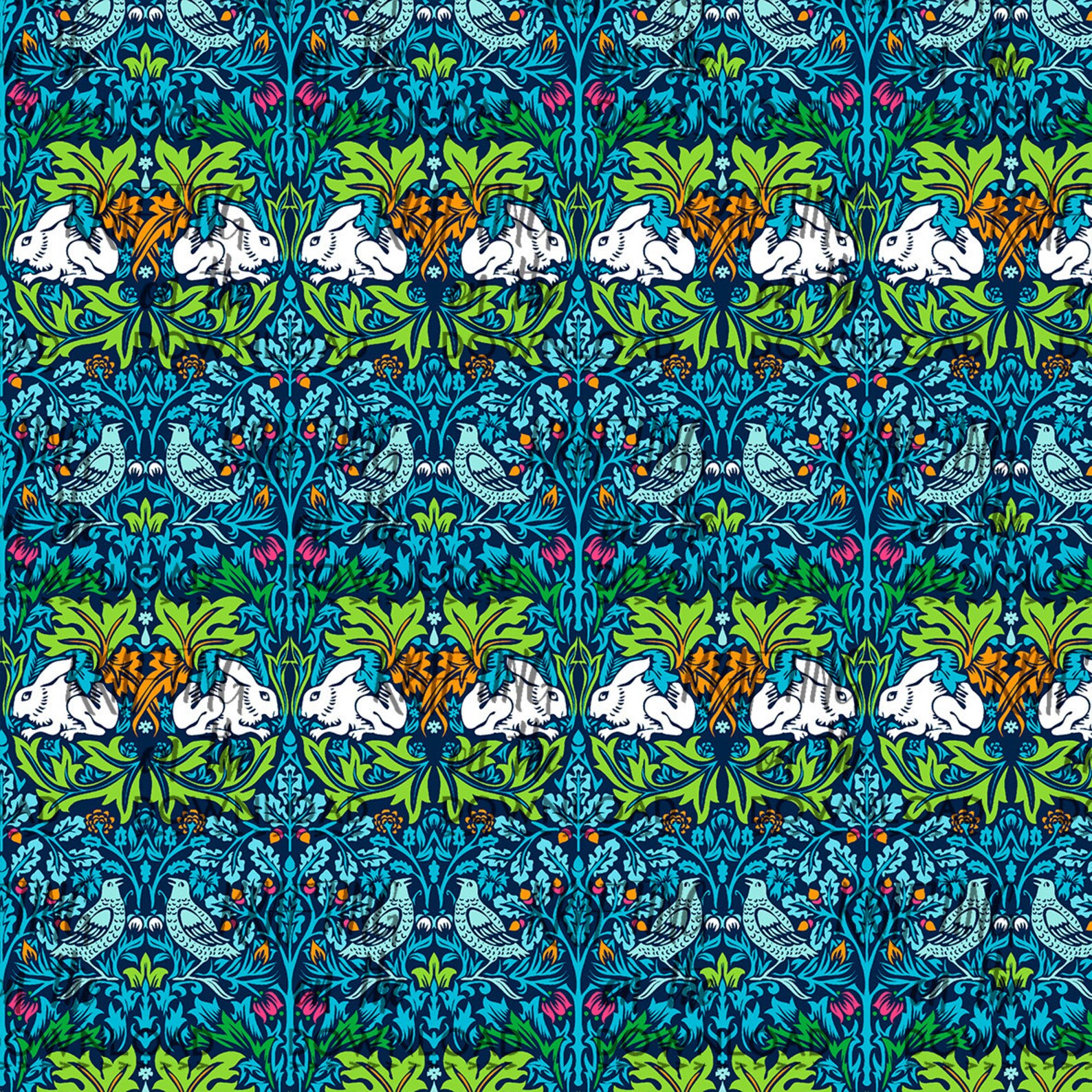 Floral Digital Paper Pack Summer Paper Pack Blue Flower - Etsy