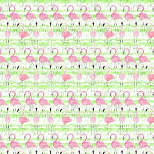 Flamingo Paper Pack Watercolor Flamingo Medium Skin Tone Planner Girl ...