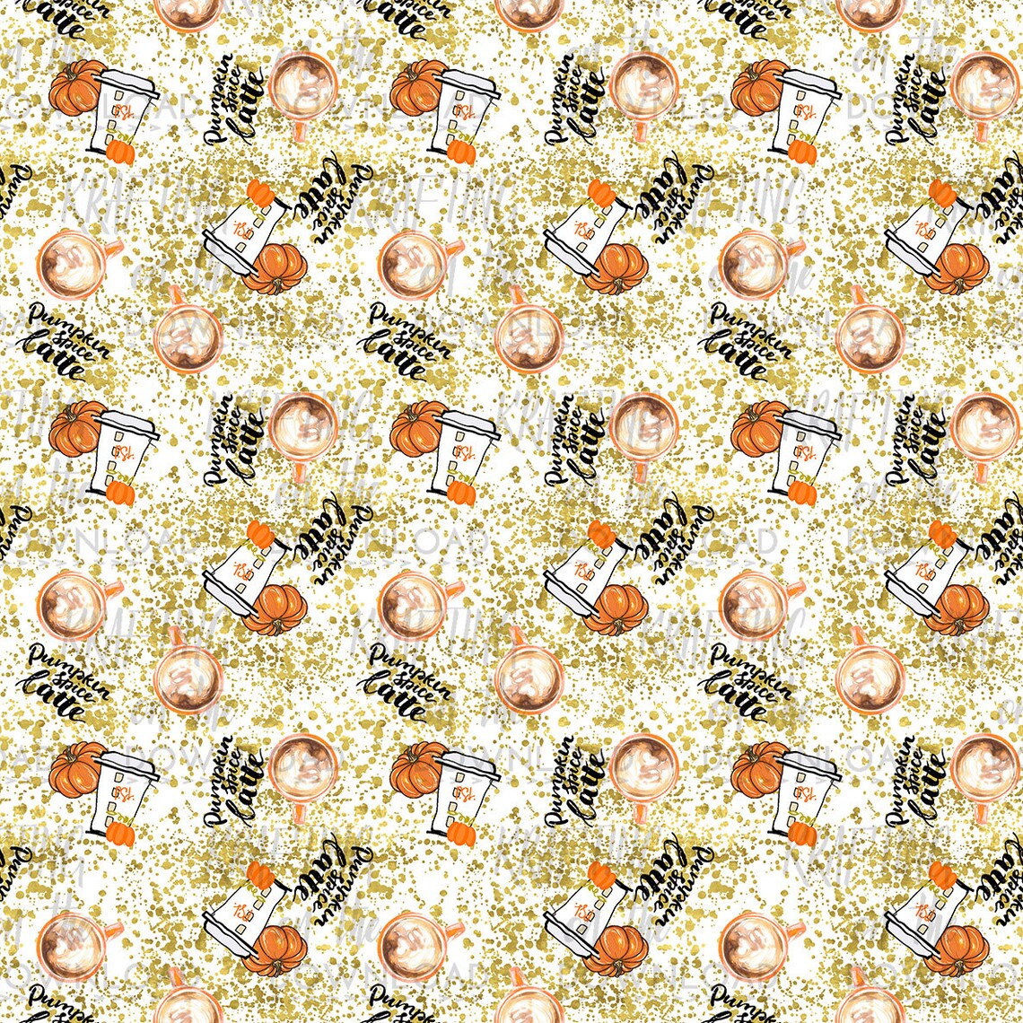 Pumpkin Spice Latte Paper Pack Pumpkin Spice Paper Pack - Etsy