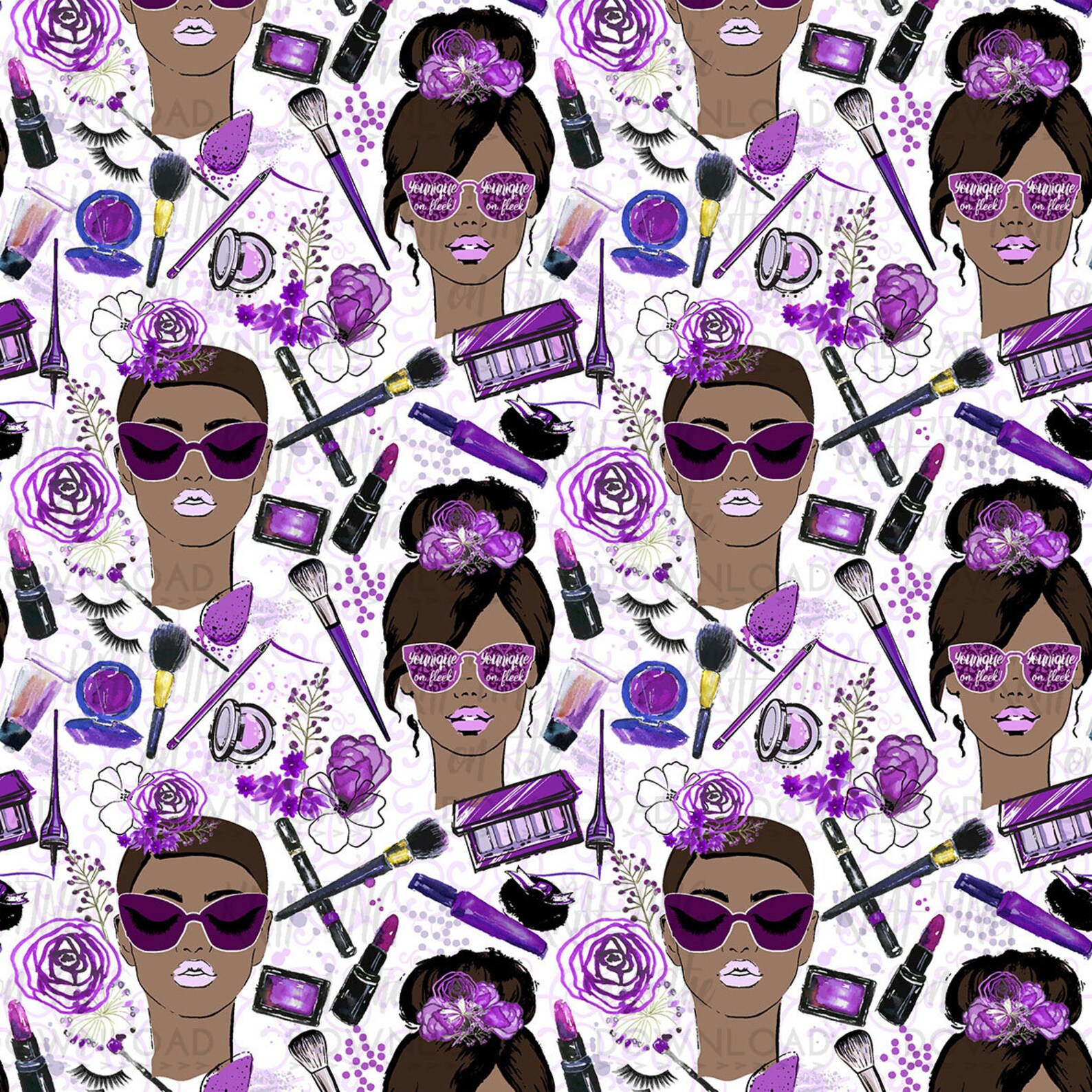 Younique Makeup Paper Pack Make up Paper Watercolor Makeup | Etsy