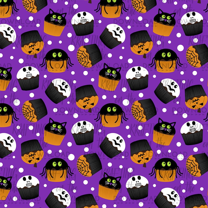 Halloween Paper Pack Halloween Digital Paper Trick Treat Paper Pack ...