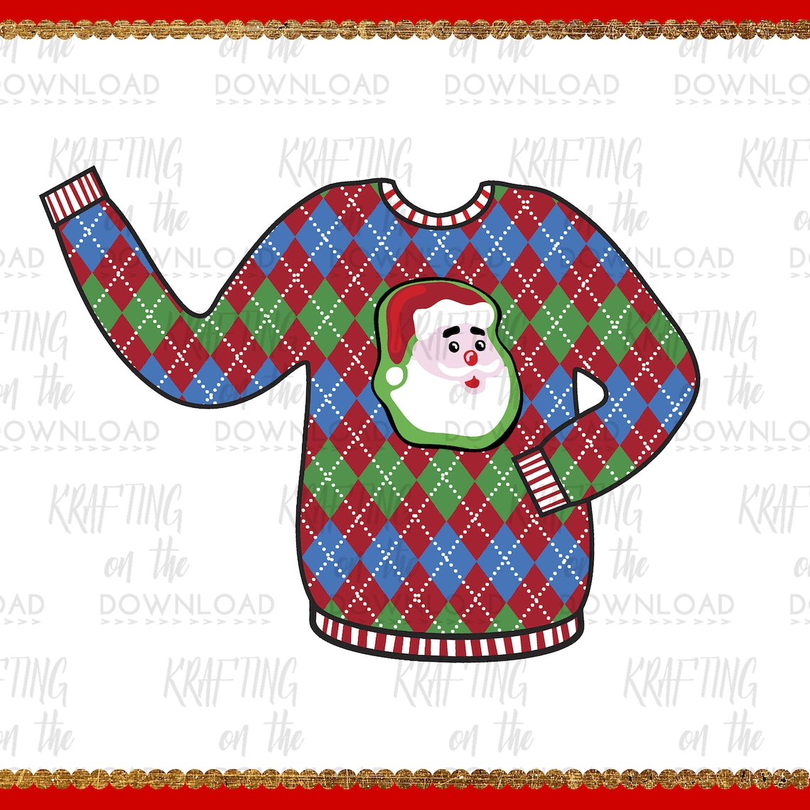 Tacky Sweater Clipart Set Ugly Sweater Clip Art Png File - Etsy Ireland