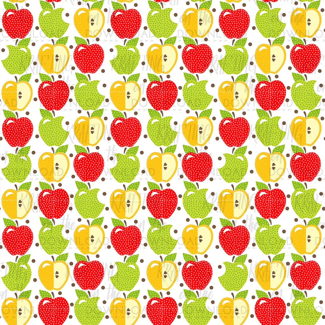 Back to School Paper Pack Apple Digital Paper Teacher Paper - Etsy