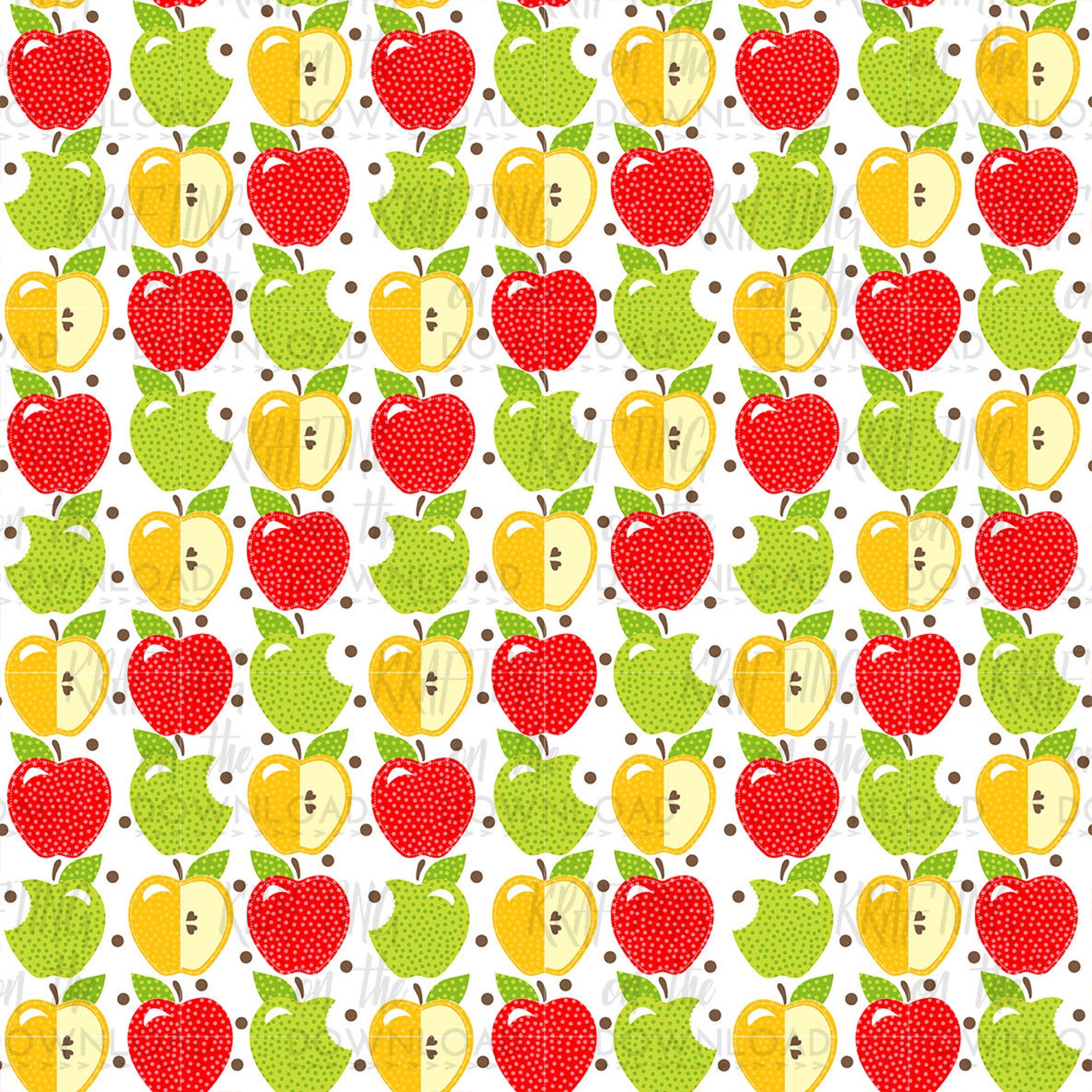 Back to School Paper Pack Apple Digital Paper Teacher Paper - Etsy