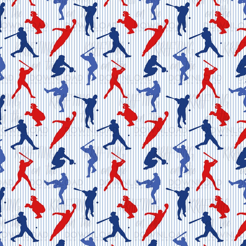 Baseball Paper Pack Allstar Baseball Digital Paper Baseball - Etsy