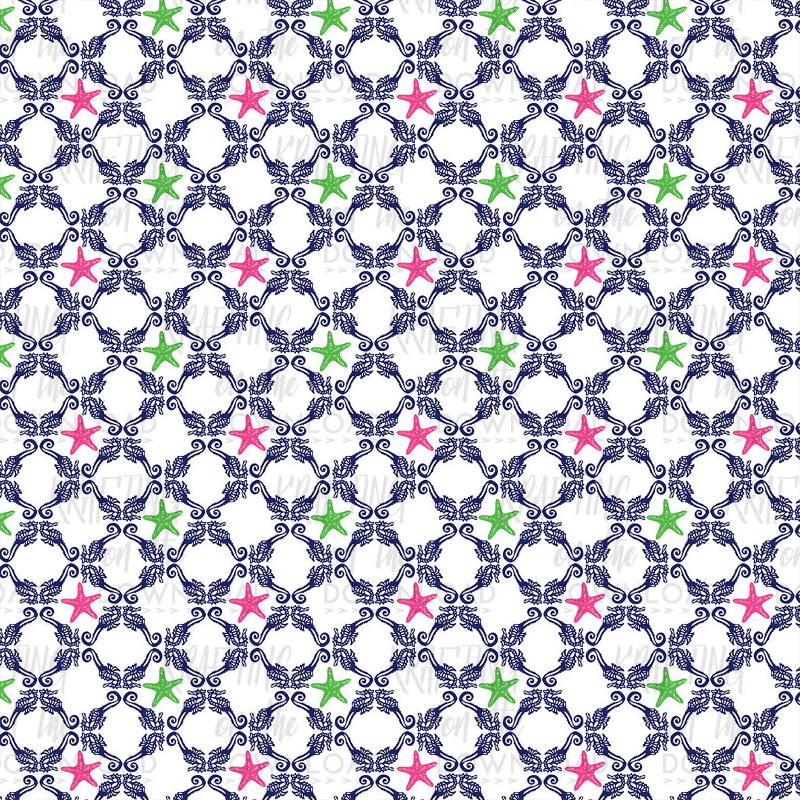 Pink and Navy Nautical Digital Paper Preppy Digital Papers - Etsy