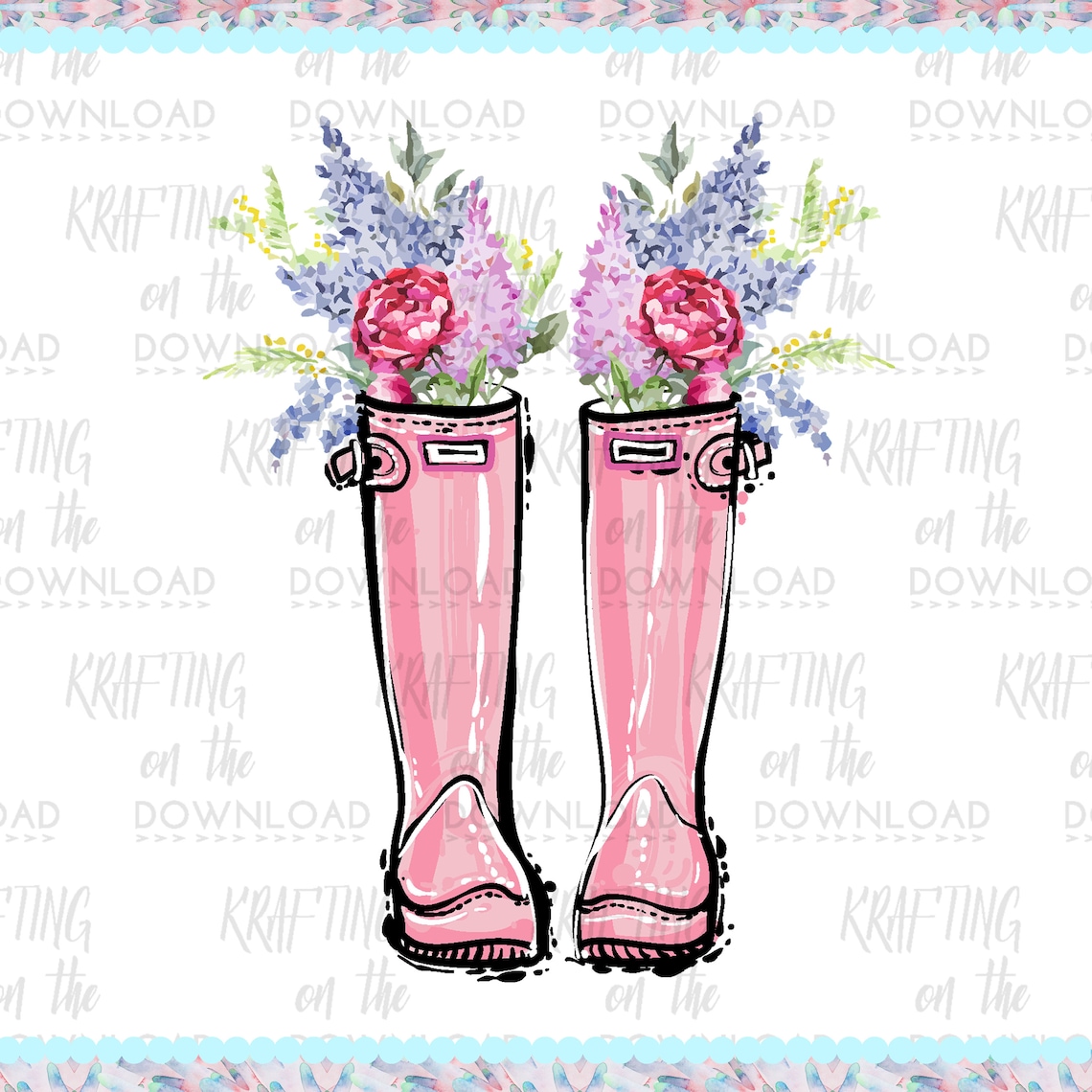 Watercolor Spring Fashion Clipart Png File Spring Fashion Clip Art Set ...