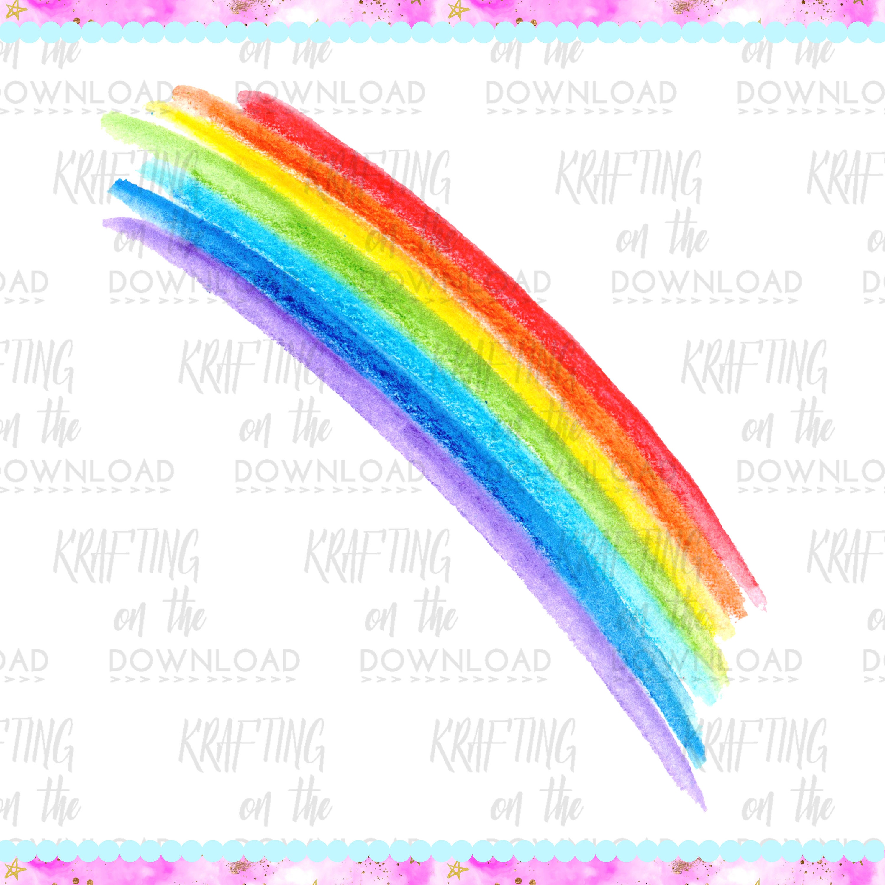 Unicorn Clipart Watercolor Unicorn Clip Art Bright Unicorn Printable ...