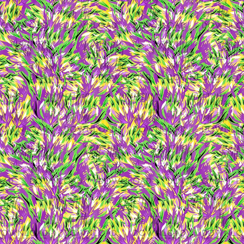 Mardi Gras Digital Paper Watercolor Mardi Gras Paper Pack | Etsy