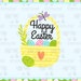 Happy Easter Clip Art Set Bright Easter Bunny Clipart Set Cute Easter ...