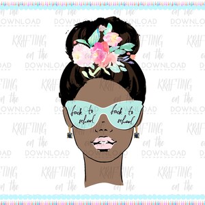 Back to School Clipart Set Watercolor Medium Skin Tone Planner Girl ...