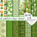 Watercolor St Patricks Day Digital Paper Watercolor St Patrick's Day ...