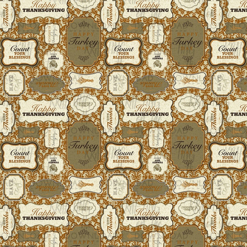 Thanksgiving Paper Pack Autumn Paper Pack Traditional - Etsy