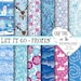 Frozen Inspired Paper Pack Frozen Digital Paper Frozen Background ...