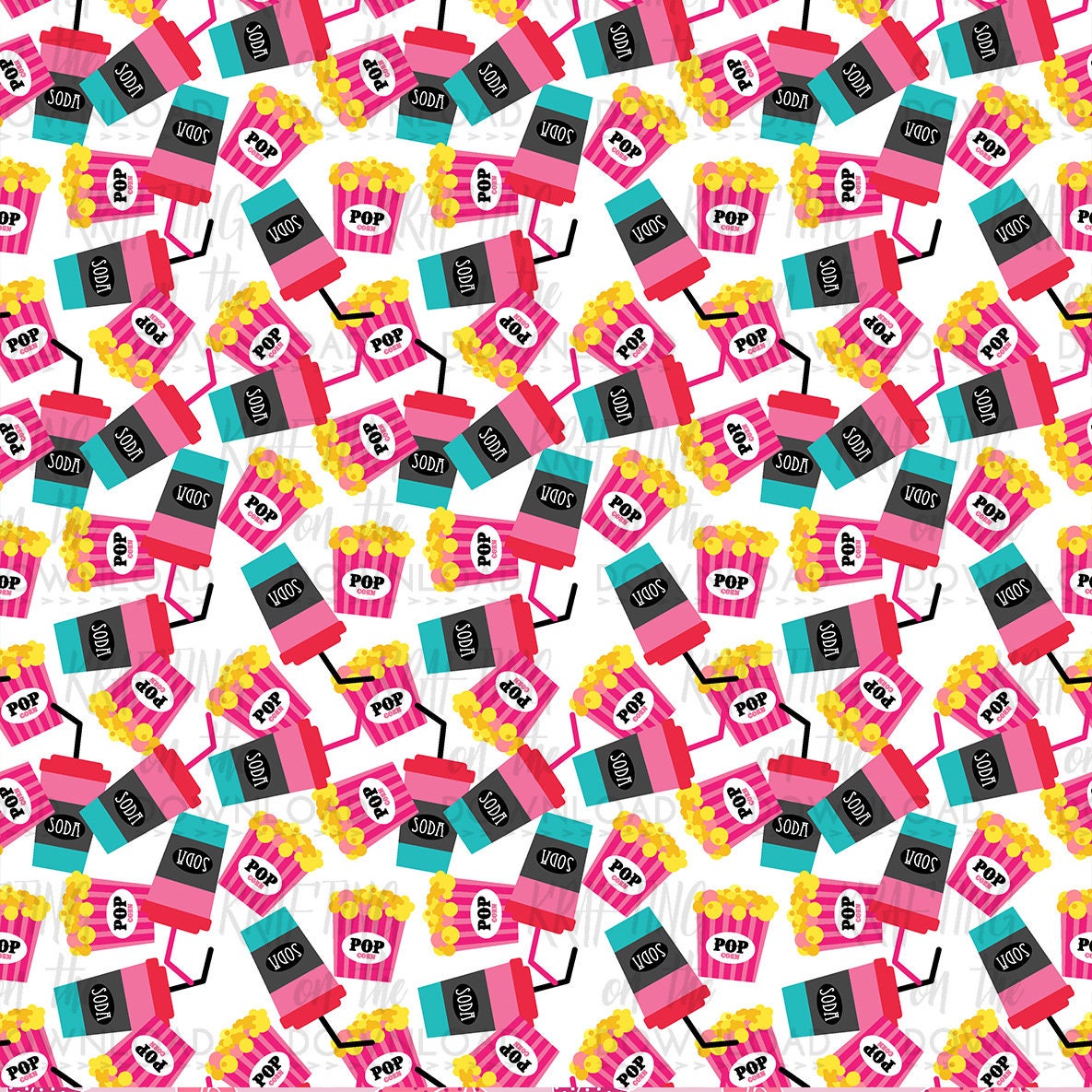 Movie Night Digital Papers Movie Digital Paper Movie Night - Etsy