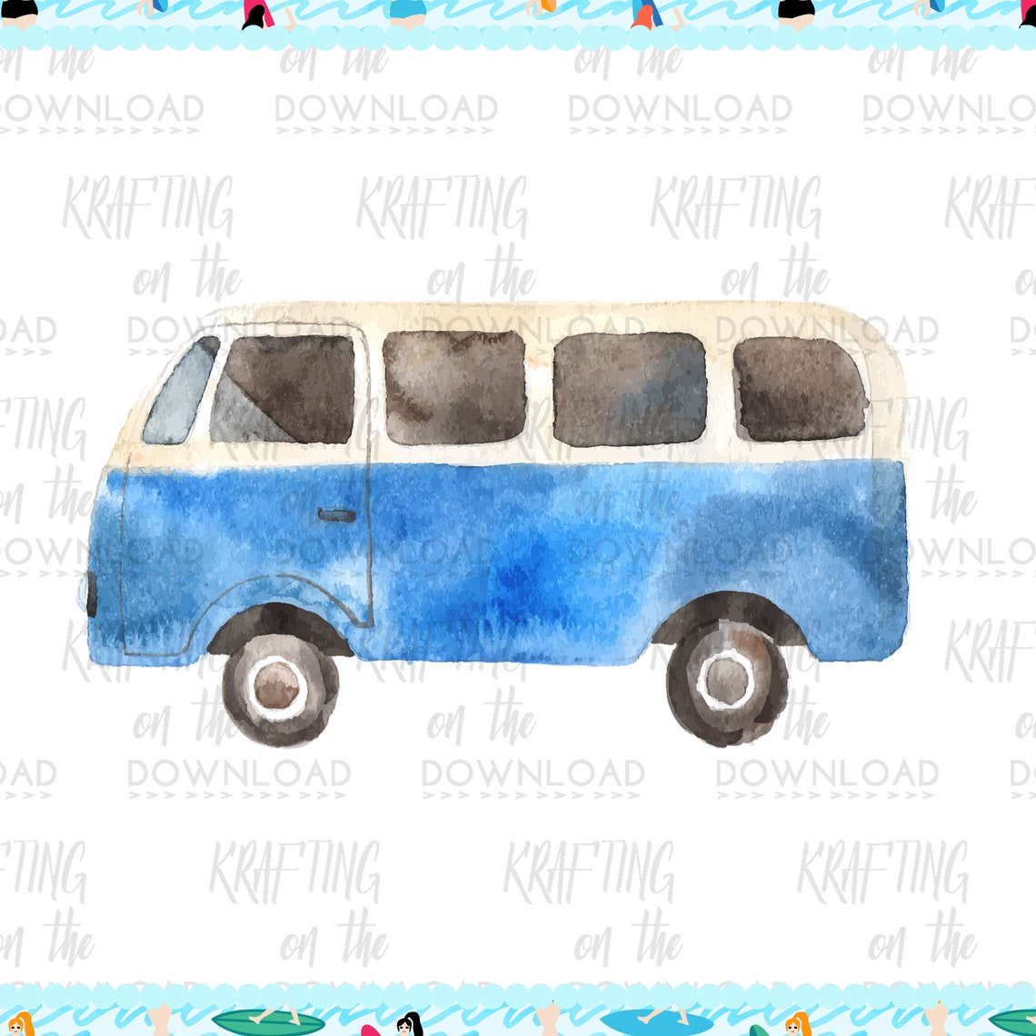 Watercolor Surf Girl Clipart Png File Watercolor Surfer Girl Art Set ...